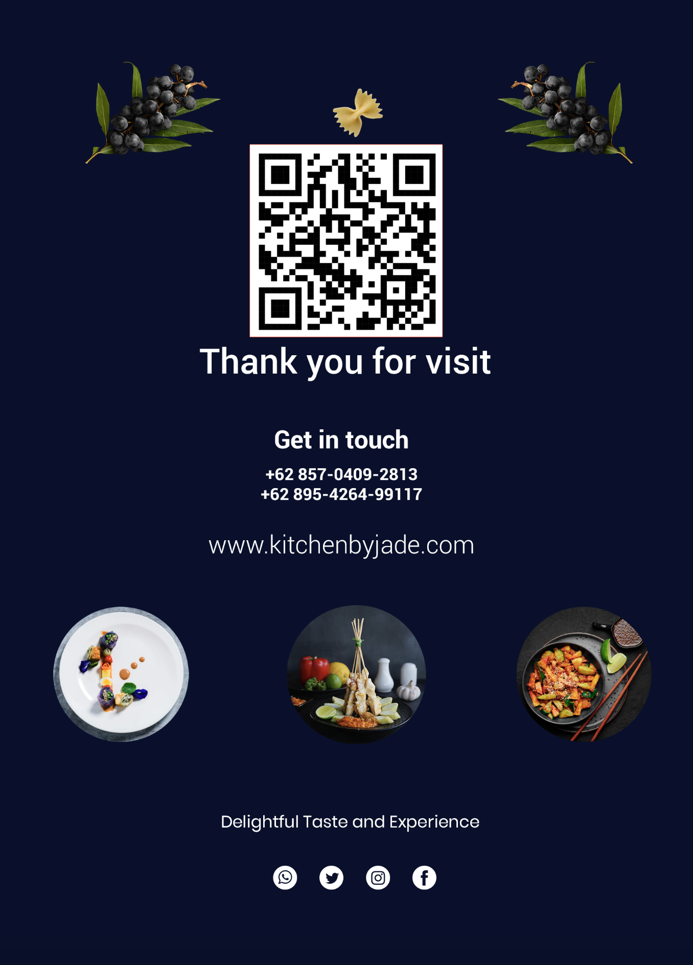 PortKit - Personal MENU HTML Template